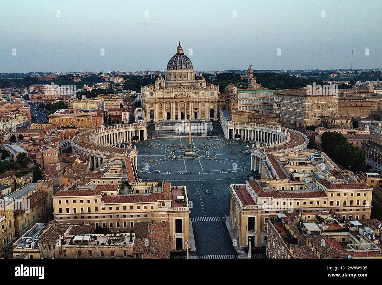 Aerial view of vatican city hi-res stock photography and images - Alamy