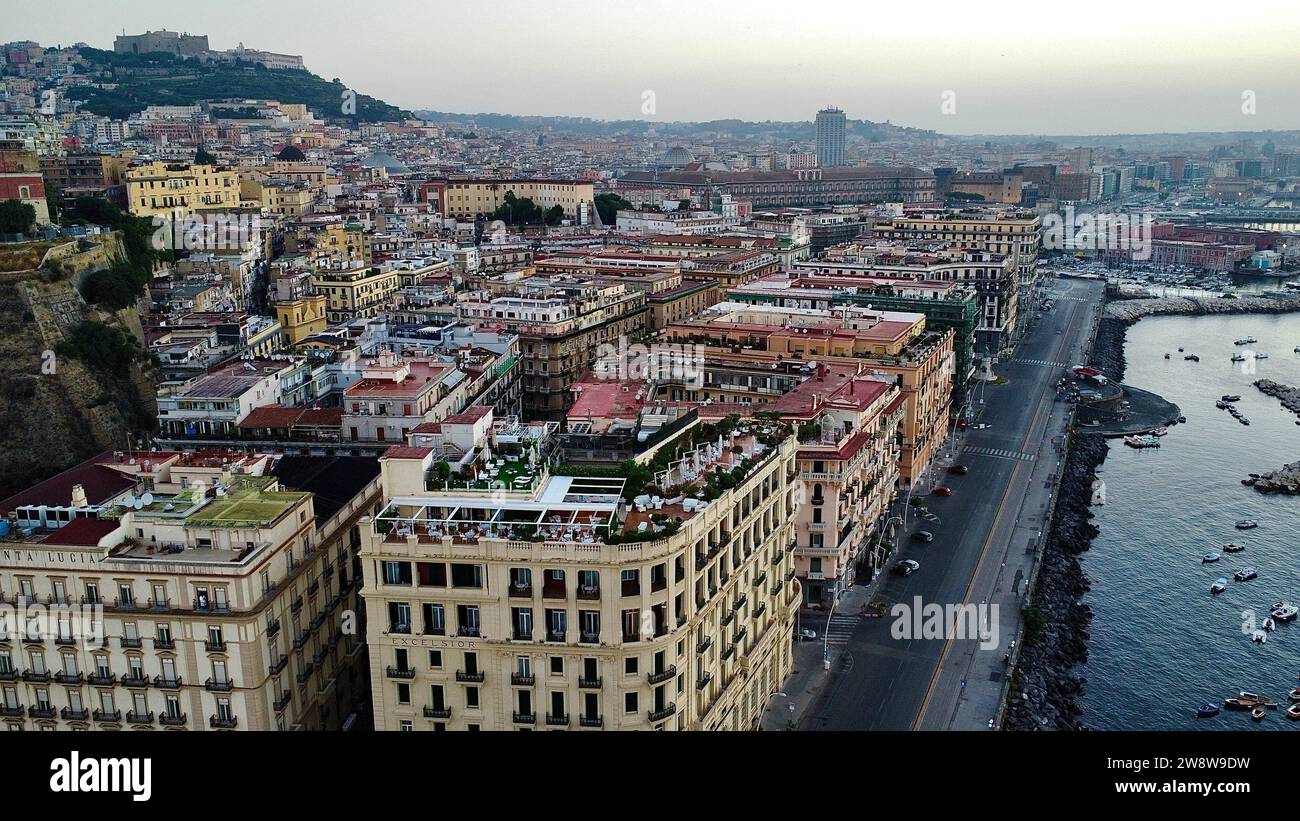 Drone photo naples italy hi-res stock photography and images - Alamy