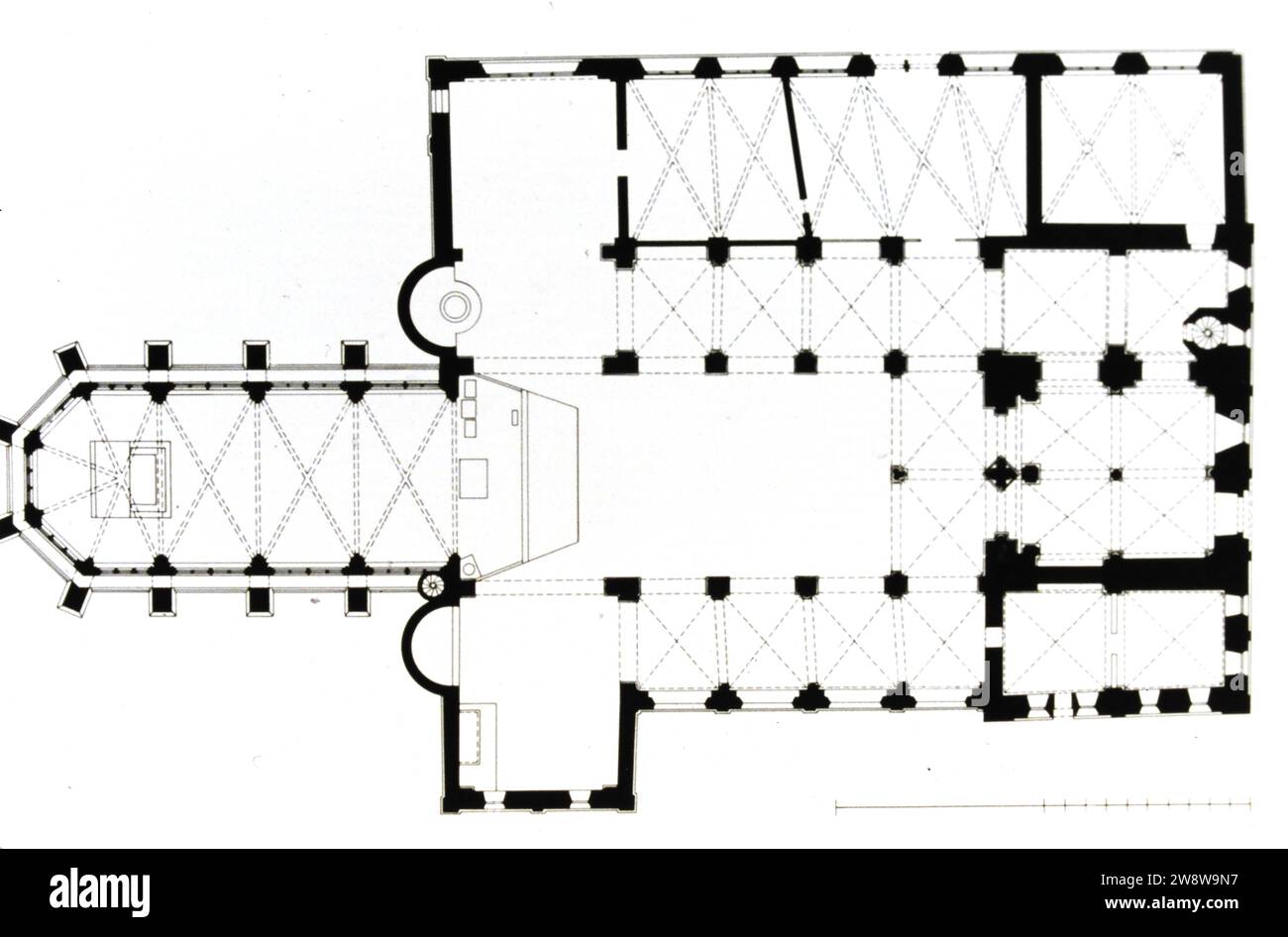 Cologne, Germany, August 13, 1995. Basilica of St. Ursula, Cologne ...