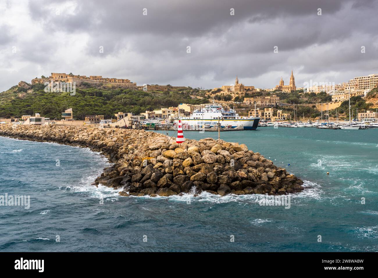 Mġarr Harbour on Gozo, Malta Stock Photo - Alamy