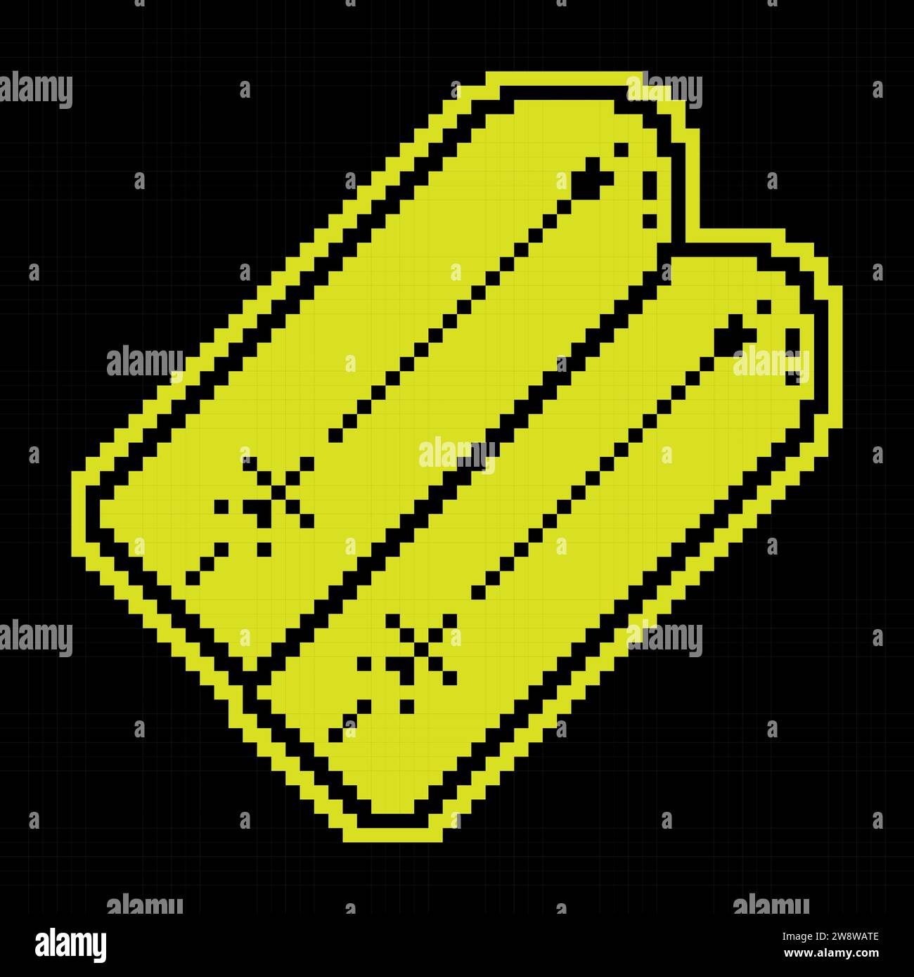 Pixel silhouette icon, soldier epaulettes of military general. Army ...