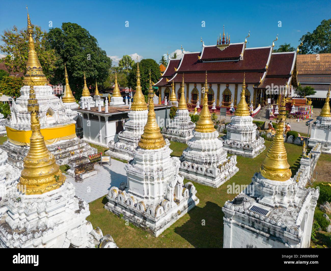 Lampang, Thailand - December 2, 2023: Wat Phra Chedi Sao Lang is a ...