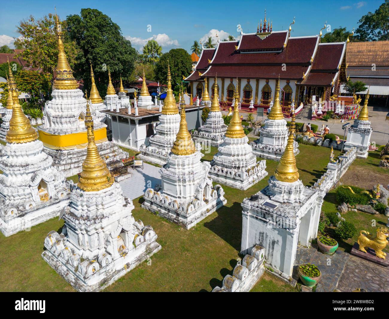 Lampang, Thailand - December 2, 2023: Wat Phra Chedi Sao Lang is a ...