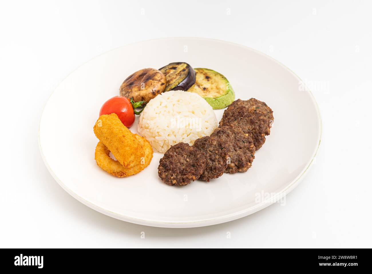 Turkish meatball traditional kofte. Spicy meatballs Kebab or Kebap ...