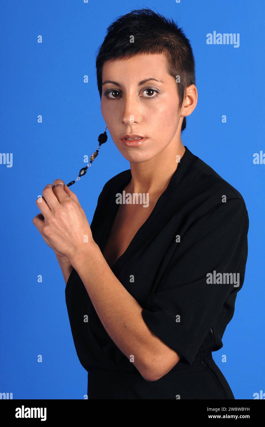 Milan Italy 2007-11-22: Malika Ayane, Italian singer, during the photo ...