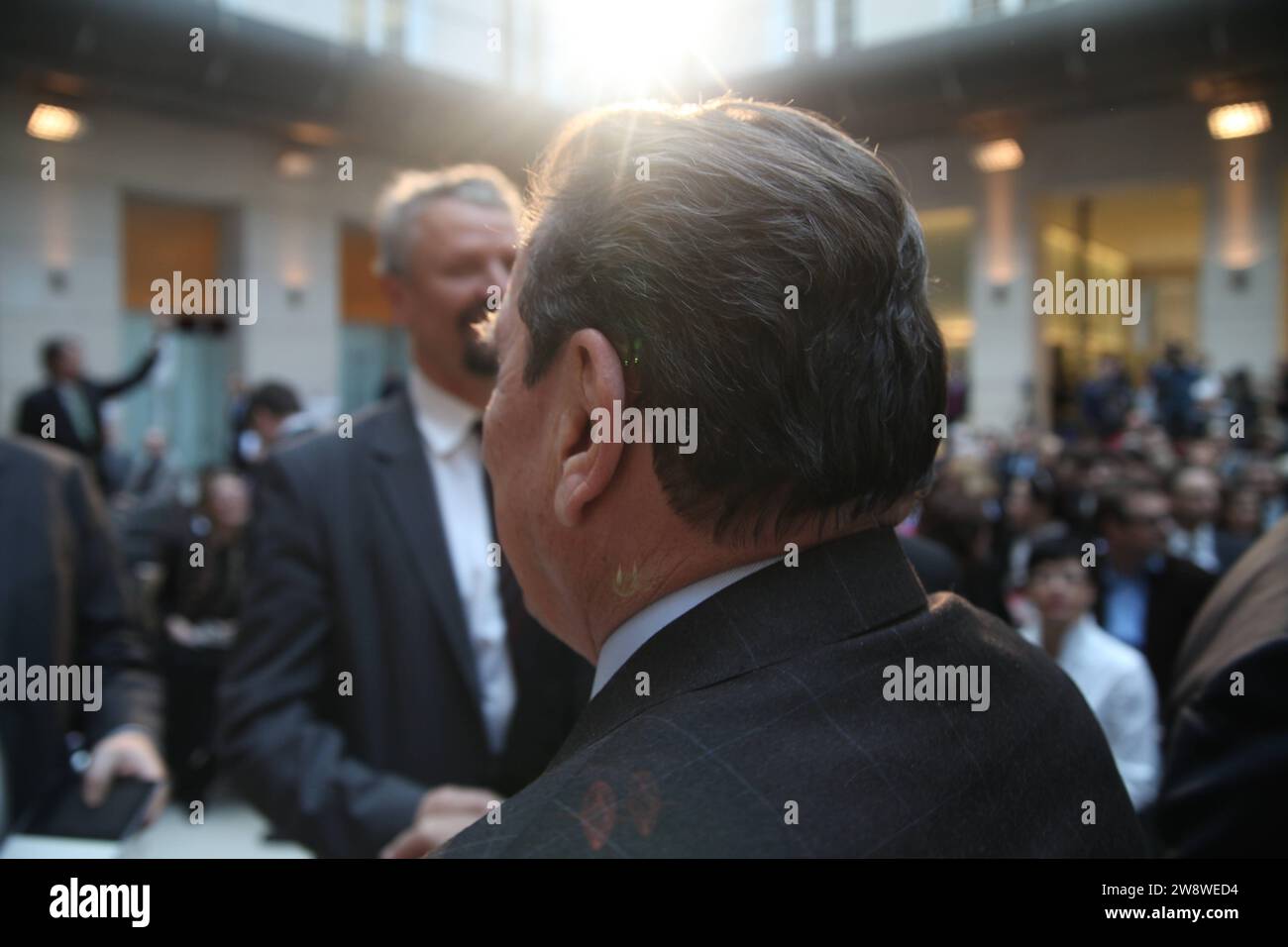 Berlin, Deutschland, 14.02.2014: Gerhard Schröder bei der ...