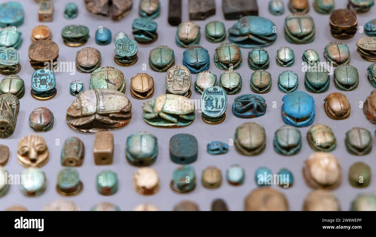 Ancient egyptian scarab amulets, Metropolitan Museum of Art, New York ...