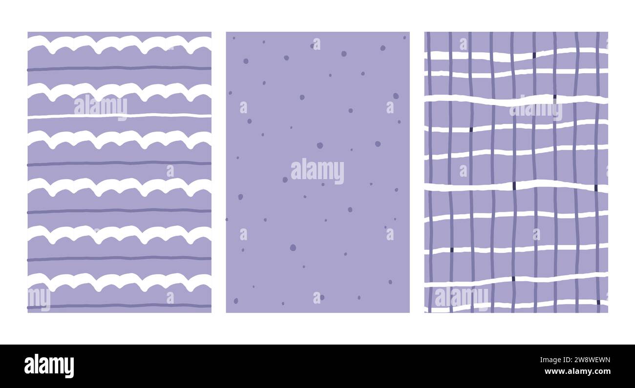 Simple Geometric Hand Drawn Irregular Patterns. Doodle Checkered simple ...