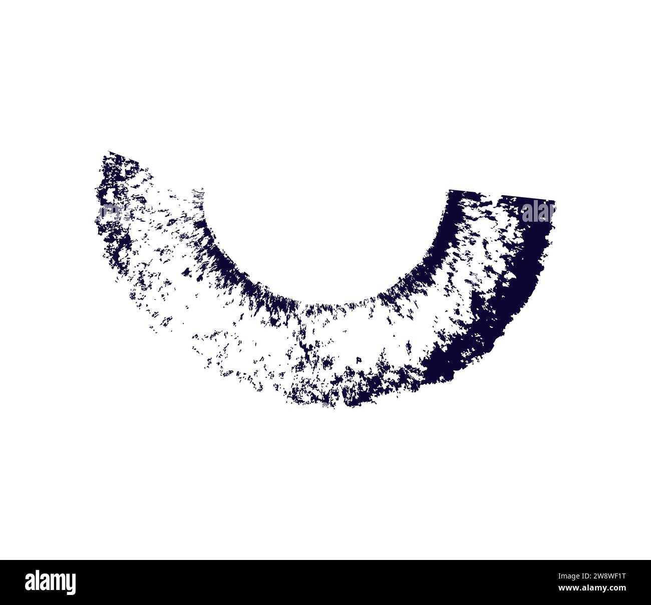 paint brush stroke. Hand drawn grunge squiggle element. black, white ...