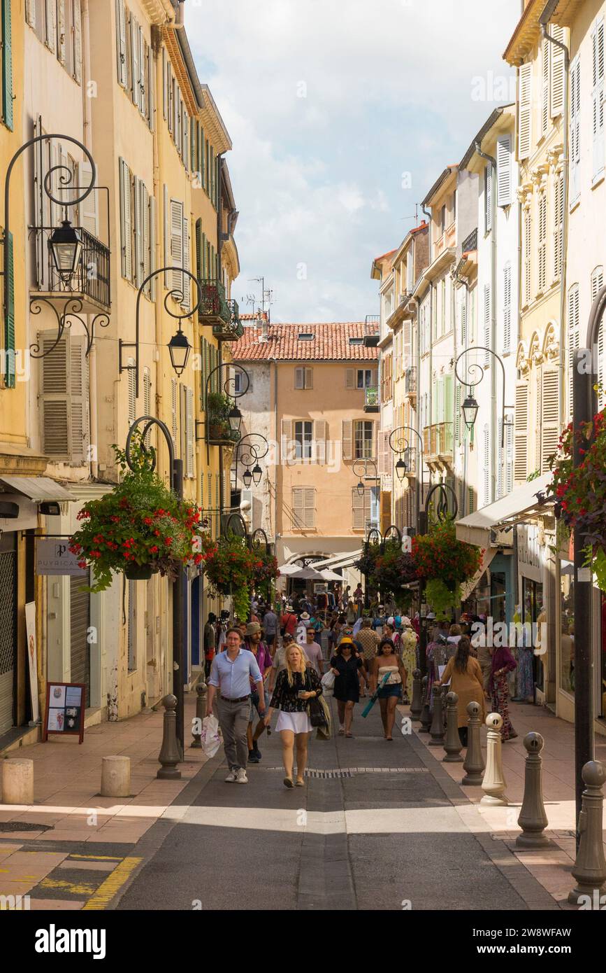 Shopping street in antibes hi-res stock photography and images - Alamy
