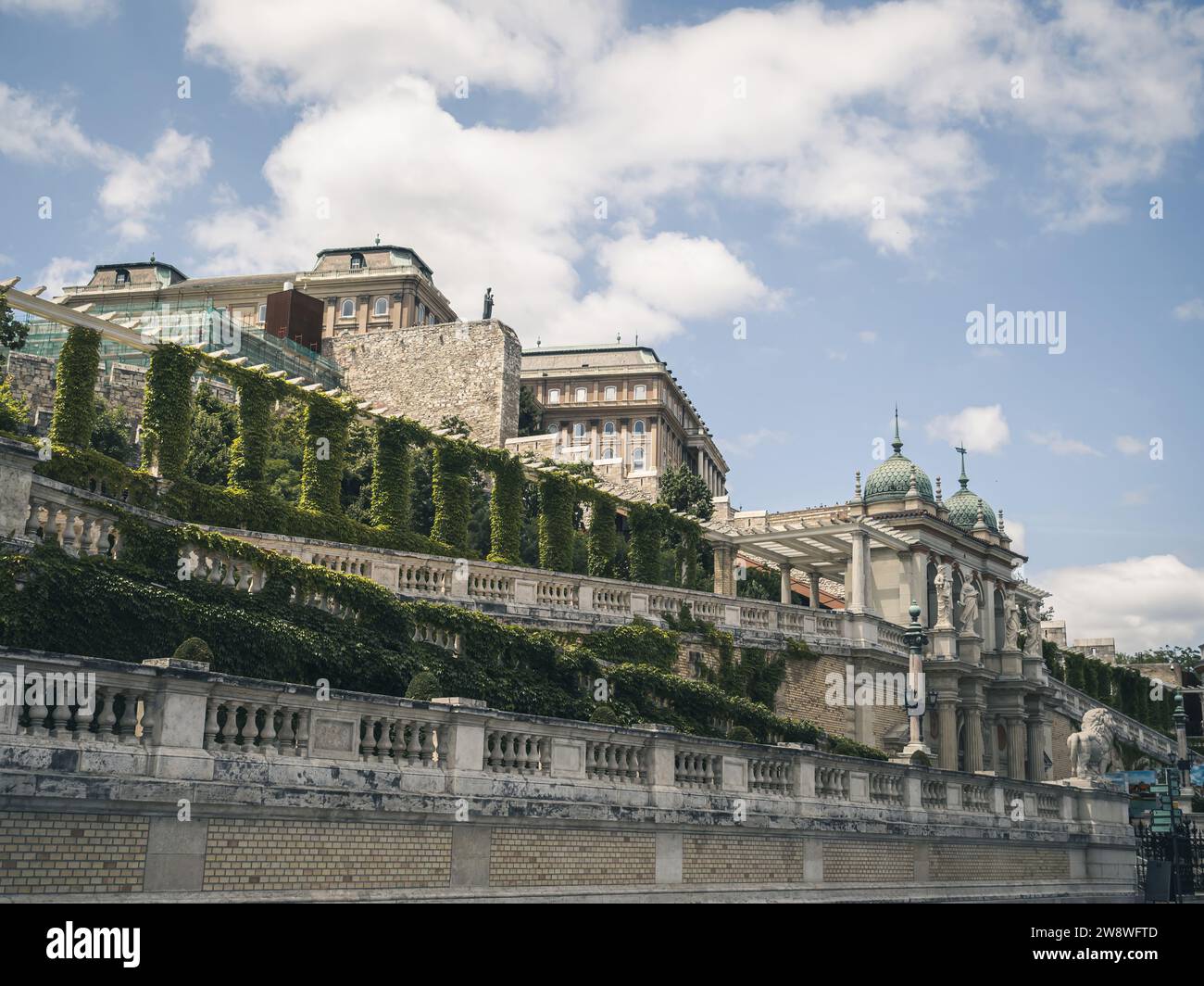 Exterior view of the Neorenaissance Castle Garden Bazaar (Várkert Bazár ...
