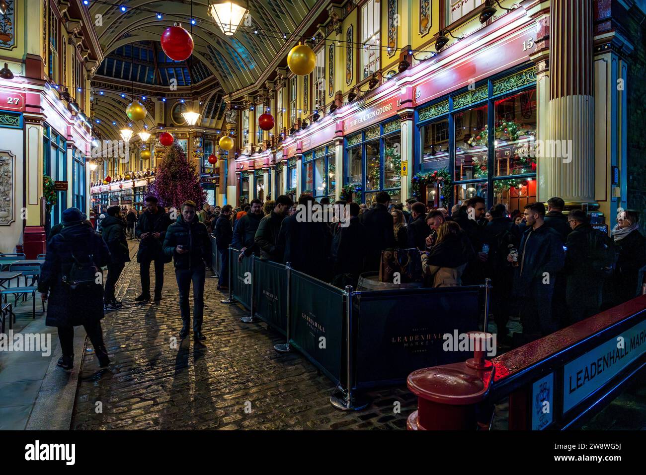 A Large Group of People Drinking Outside A Pub In Leadenhall Market ...