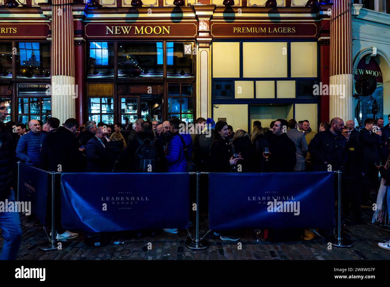 A Large Group of People Drinking Outside A Pub In Leadenhall Market ...