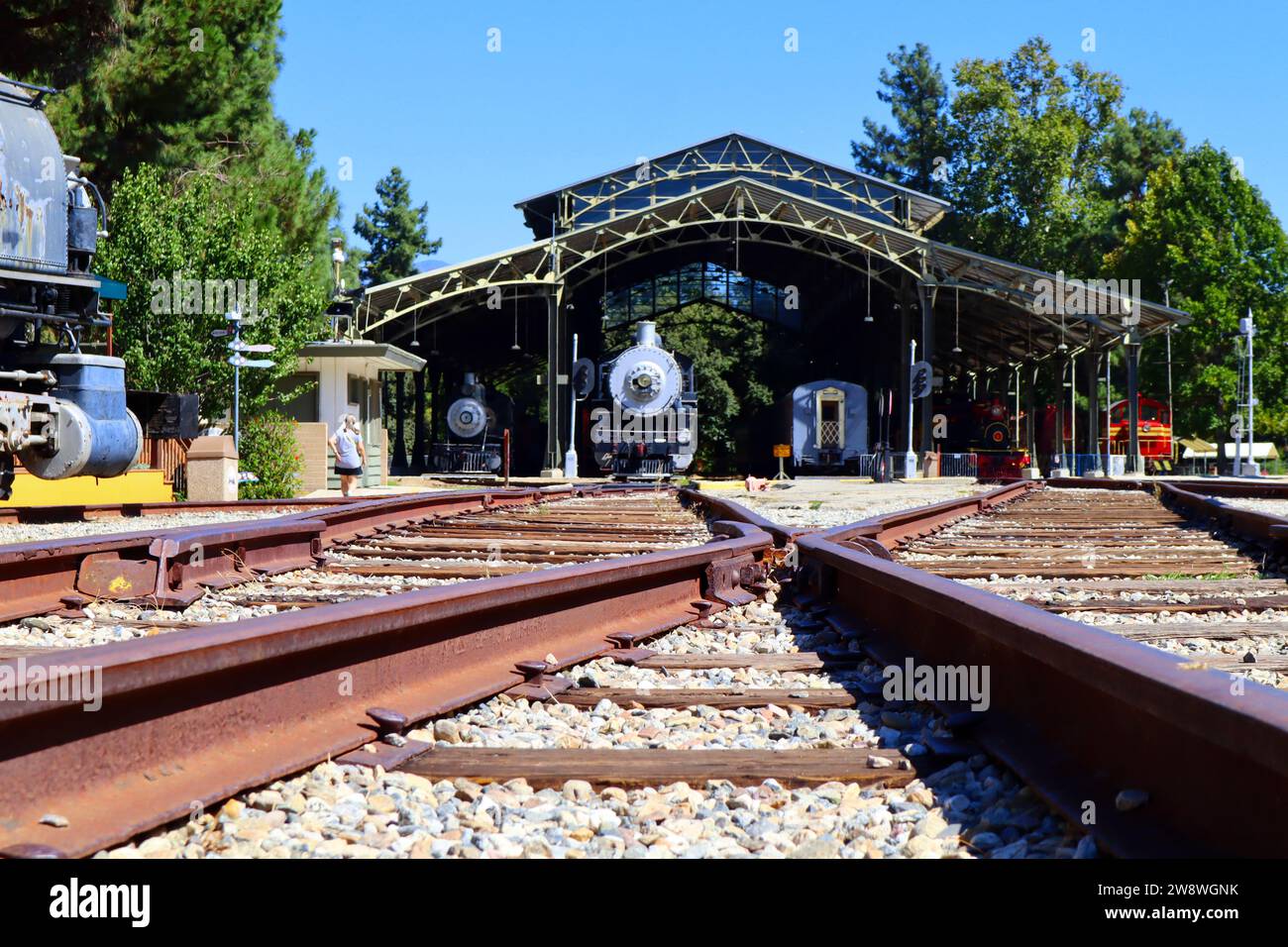 Los Angeles, California: TRAVEL TOWN MUSEUM, railway museum dedicated ...