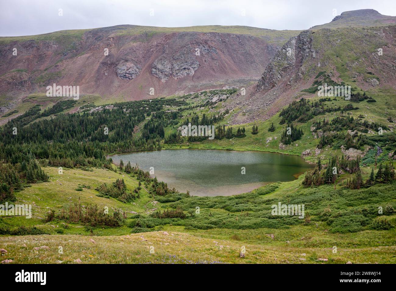Rogers Pass Lake in the James Peak Wilderness, Colorado Stock Photo - Alamy