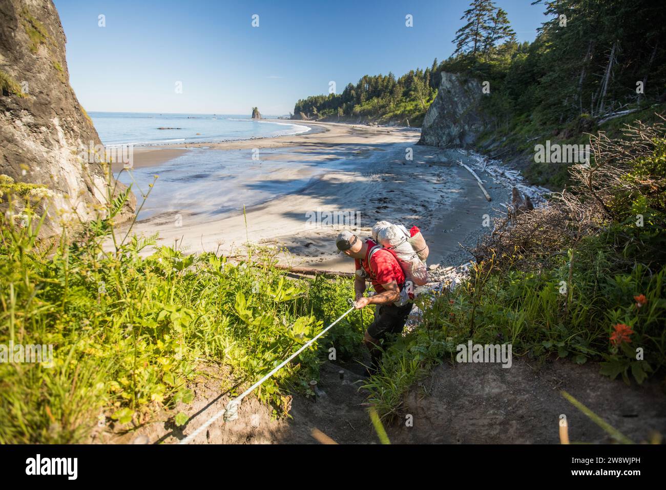 Rope climbing olympic hi-res stock photography and images - Alamy