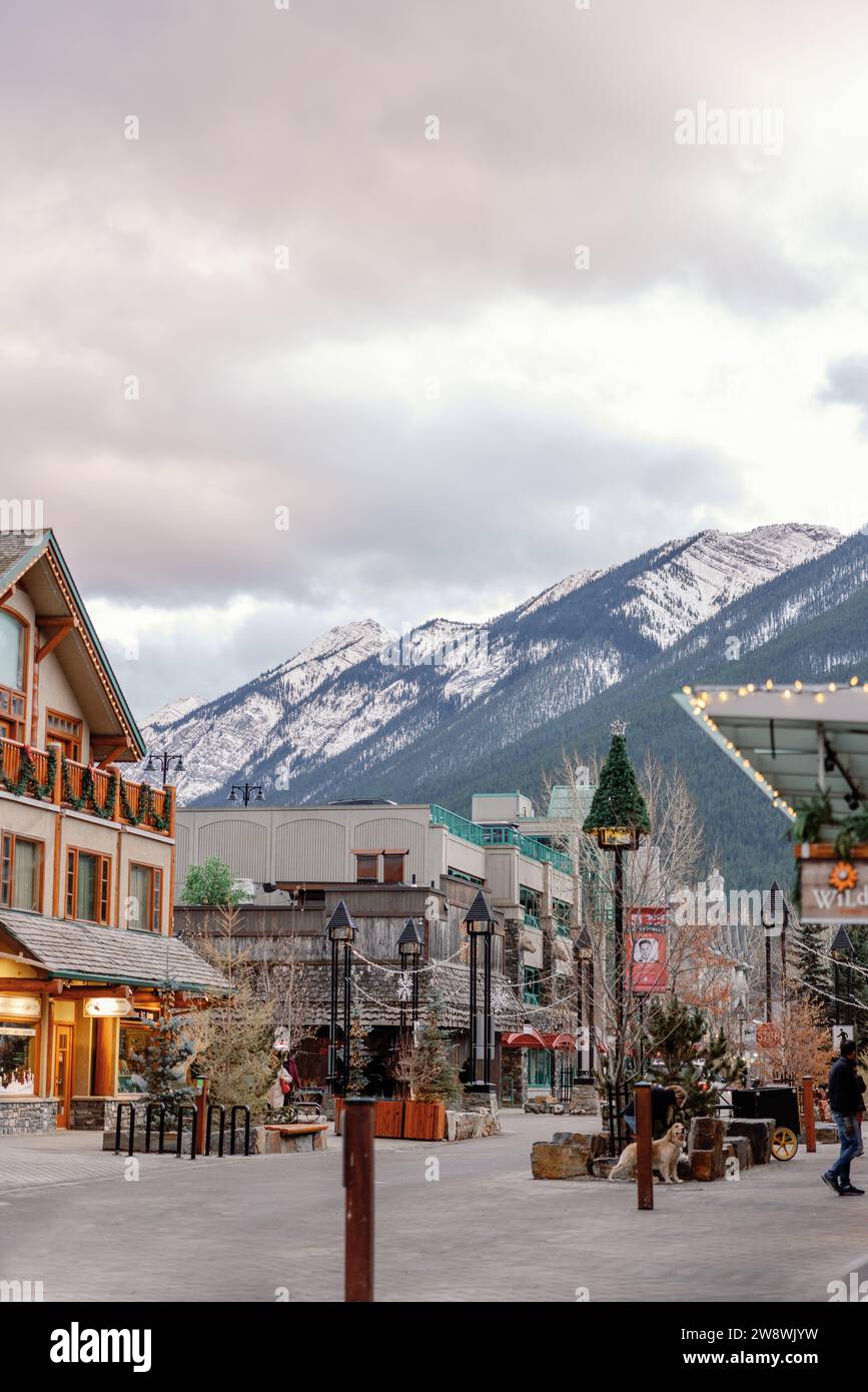 Banff christmas lights hi-res stock photography and images - Alamy