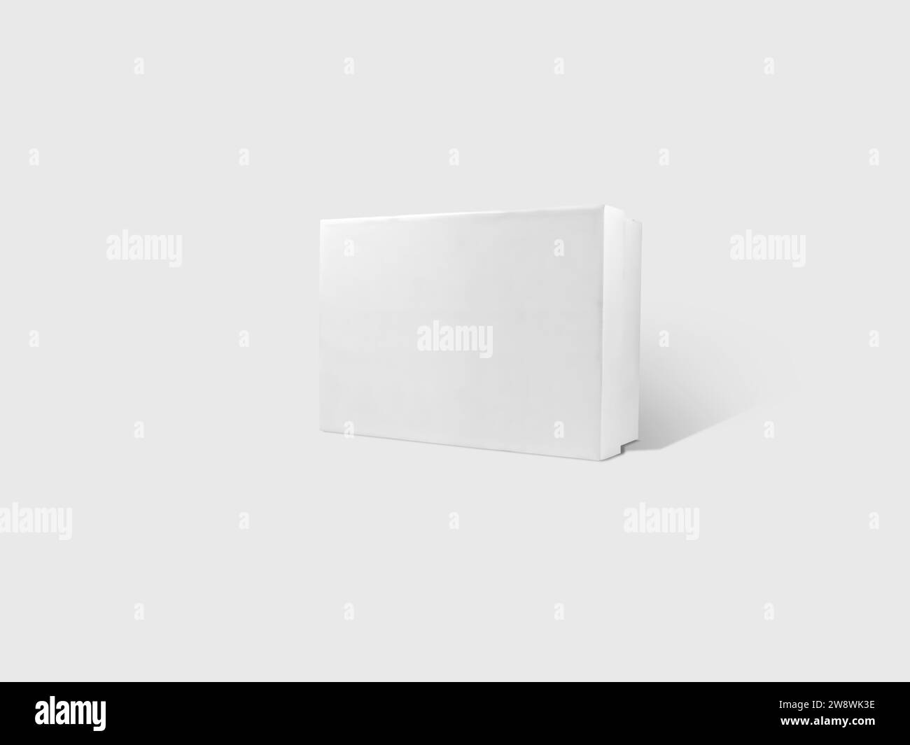 Shoe Box Paper Package Box Mockup Isolated on White Background. 3D ...