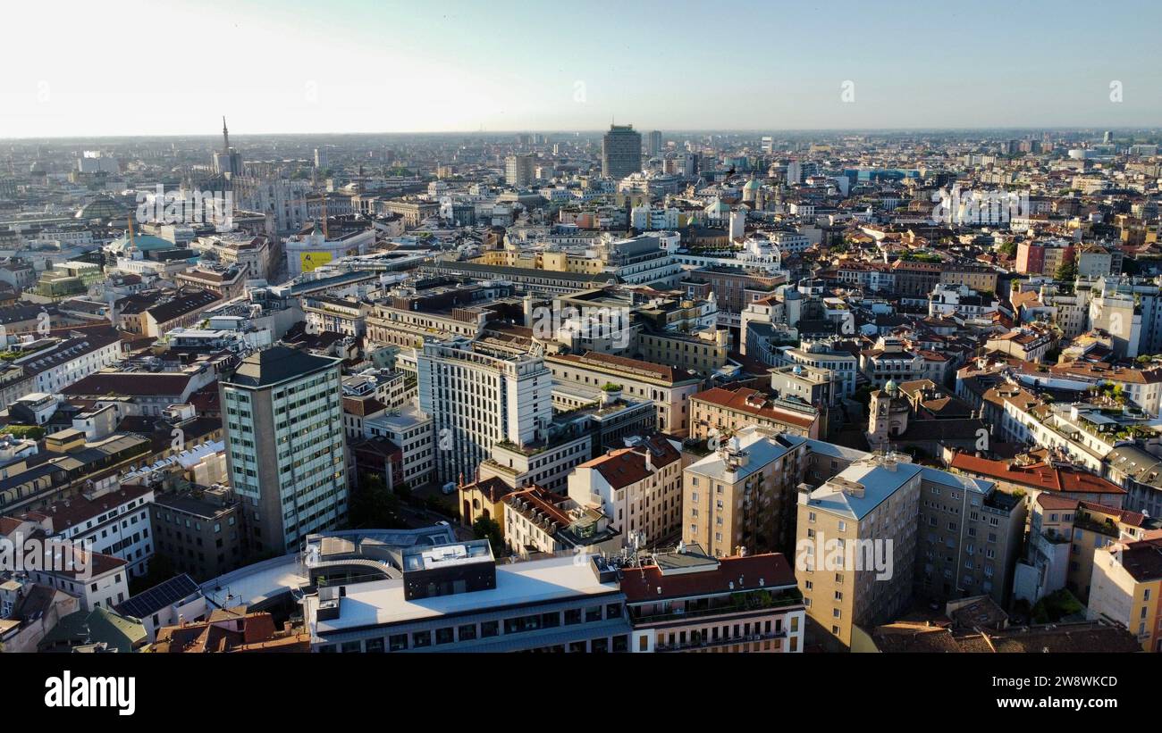 Milan drone hi-res stock photography and images - Alamy