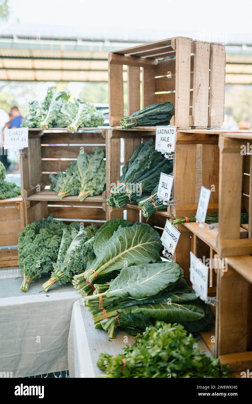 Local produce for sale at farmerâ€™s market Stock Photo - Alamy