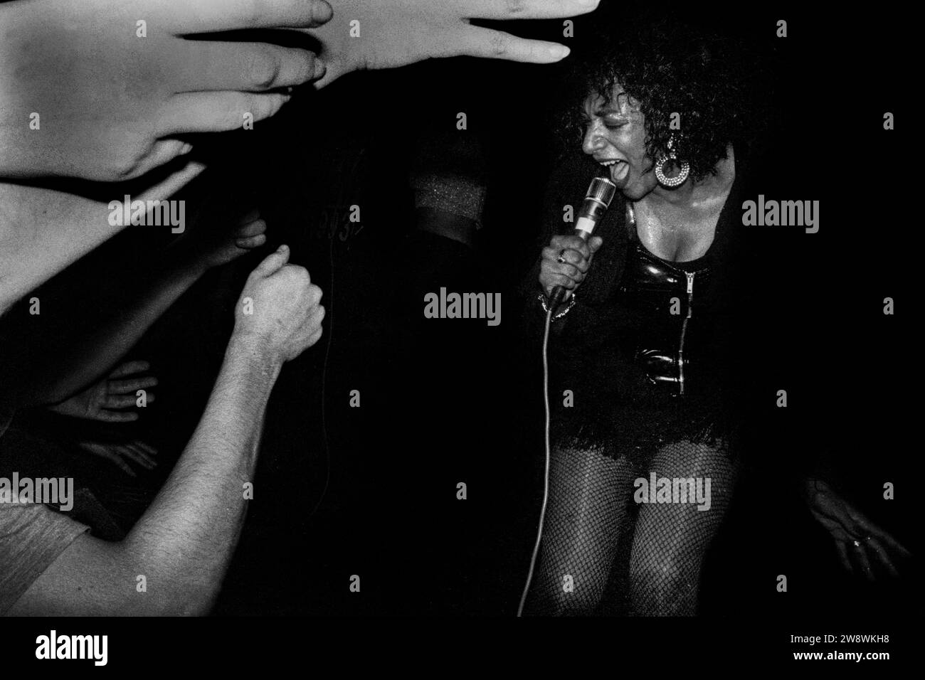 SISTER SLEDGE, CARDIFF, 1993: Kim Sledge from disco Icons Sister Sledge ...