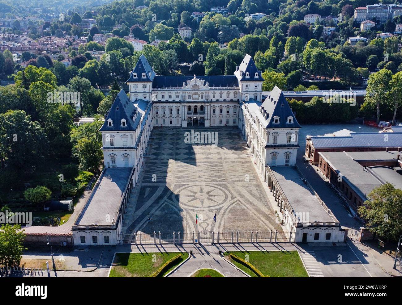 Drone photo valentino castle hi-res stock photography and images - Alamy