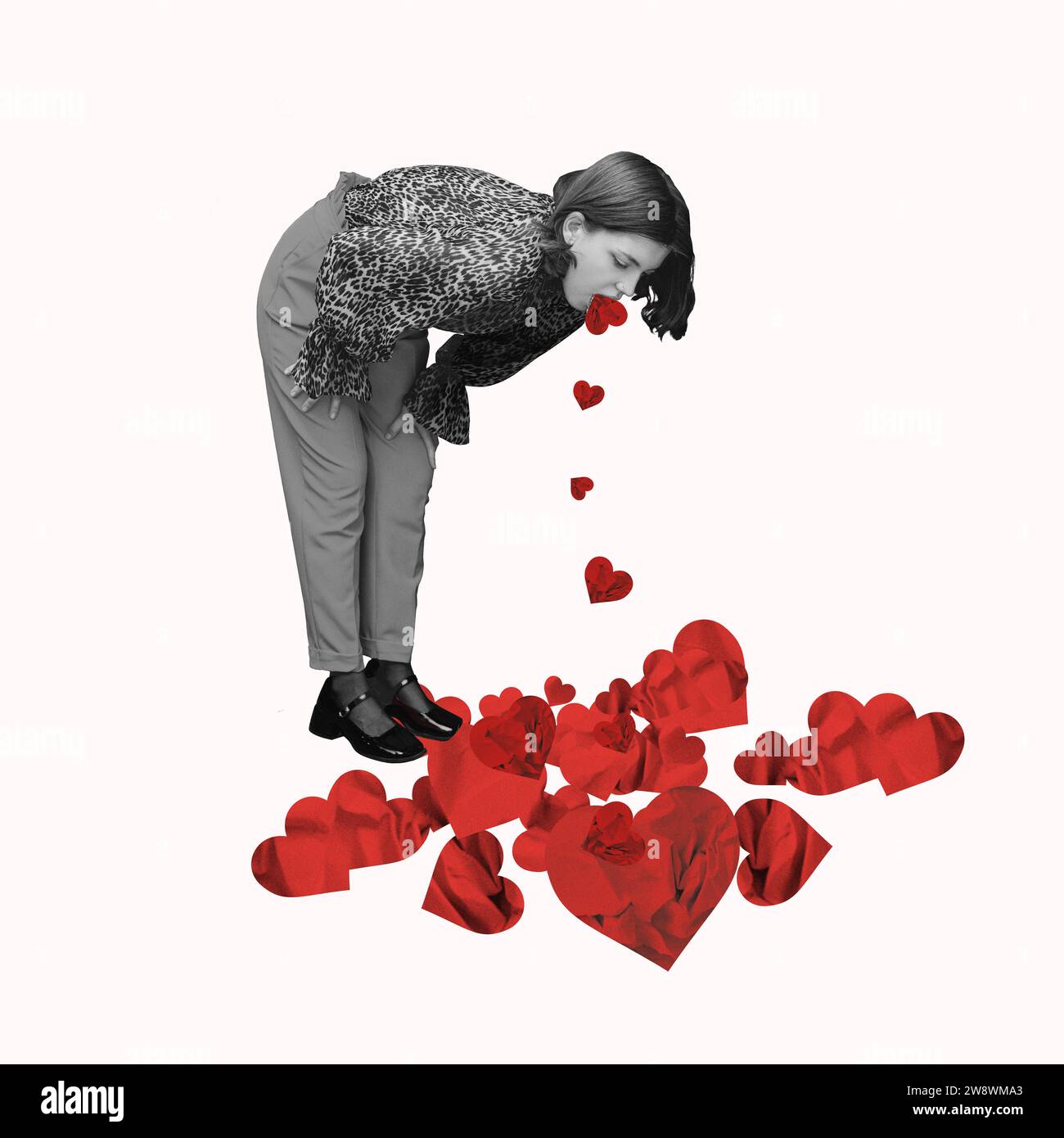 Contemporary art collage minimalism Cut Out Stock Images & Pictures - Alamy