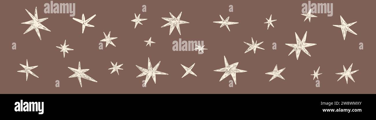 Star icon with shining light element, twinkle and glitter. Abstract ...