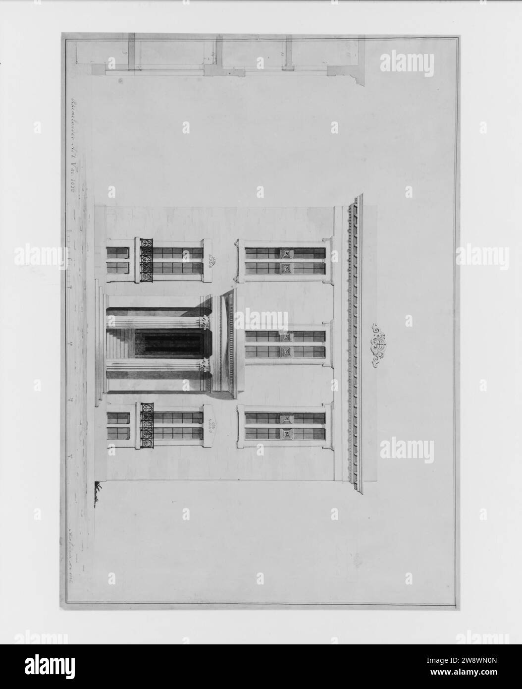 House for William C. Rhinelander, No. 1 Fifth Avenue, New York (front ...