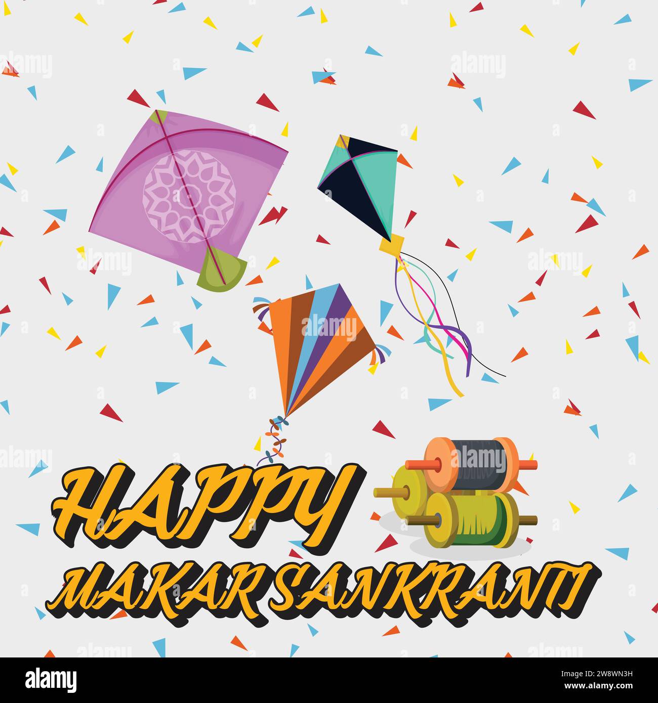 Sky dance of kite Stock Vector Images - Alamy