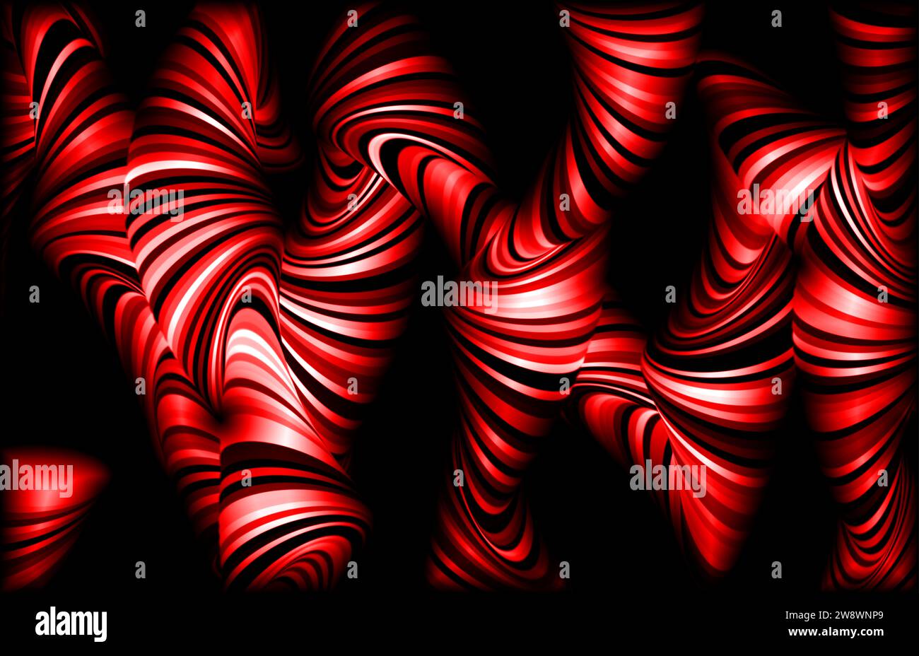 Vibrant zigzag patterns in red hi-res stock photography and images - Alamy