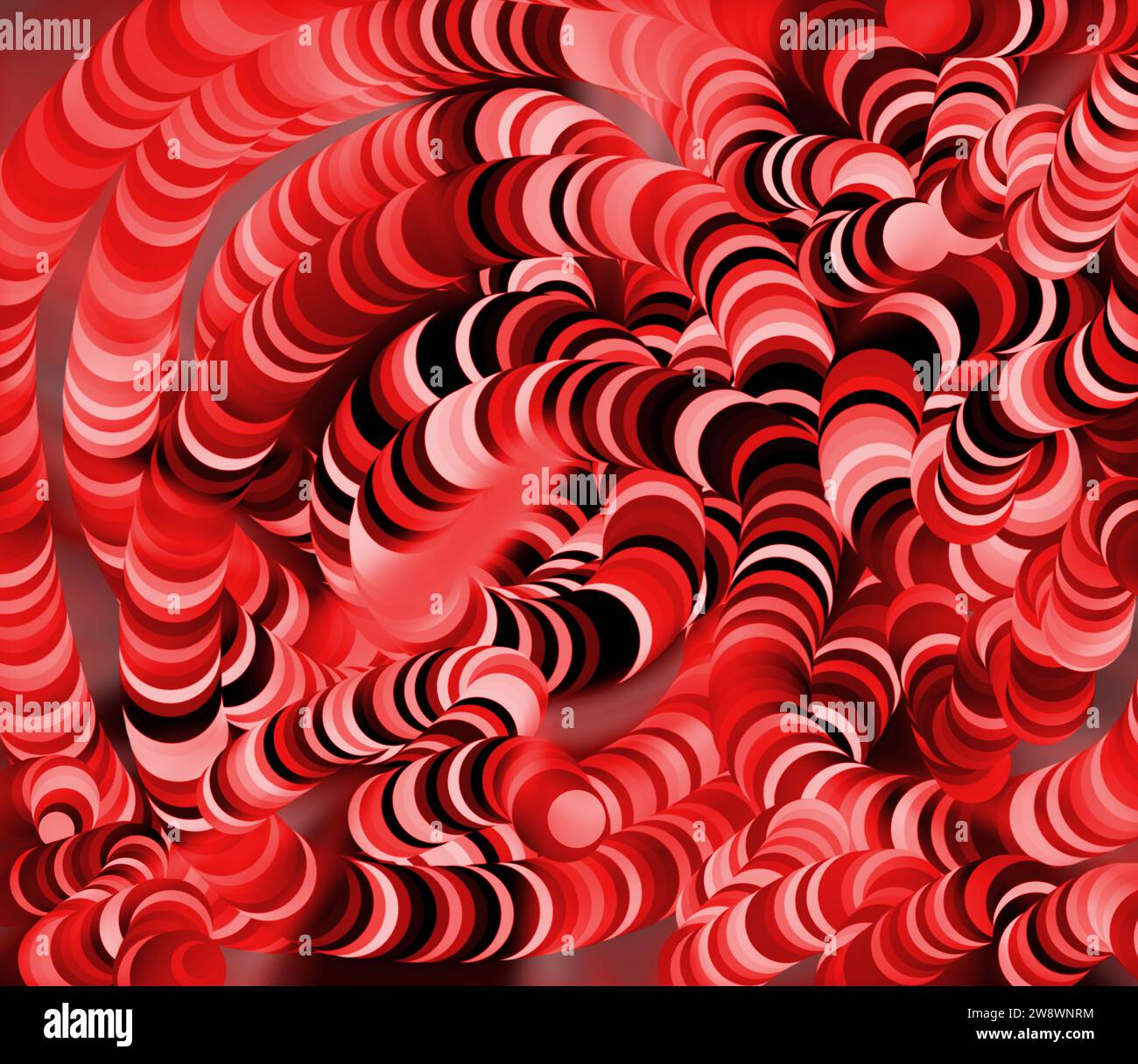 abstract background with striped worms in RED color Stock Photo - Alamy
