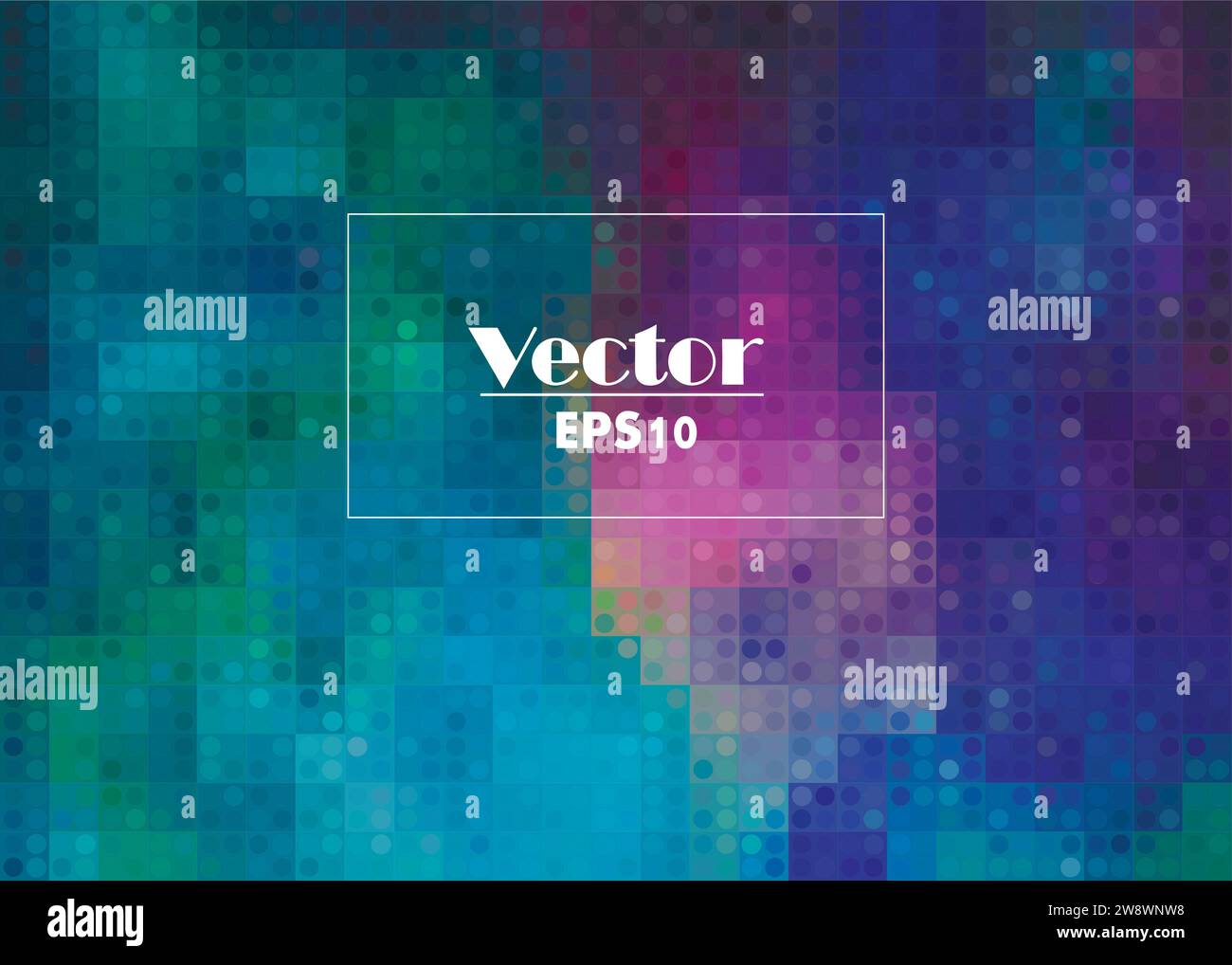 Galaxy Theme Bright Background Image With A Square Pixel Grid Flares