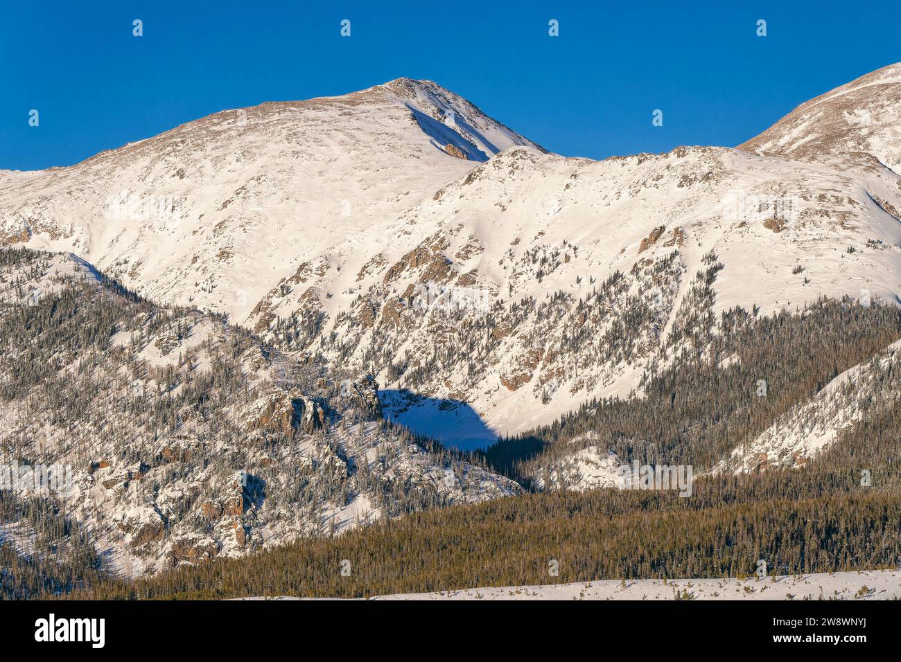 Rawah Peak in Northern Colorado Stock Photo - Alamy