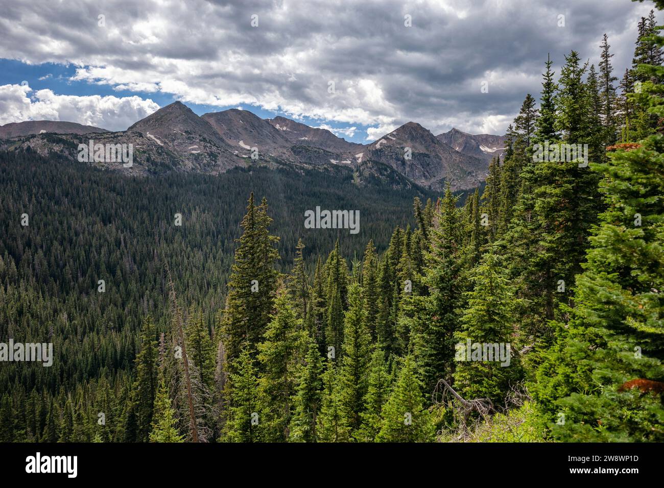 Landscape in the Indian Peaks Wilderness, Colorado Stock Photo - Alamy