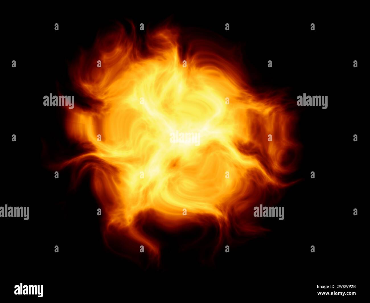 FIREBALL ILLUSTRATION TRANSPARENT BACKGROUND Stock Photo - Alamy