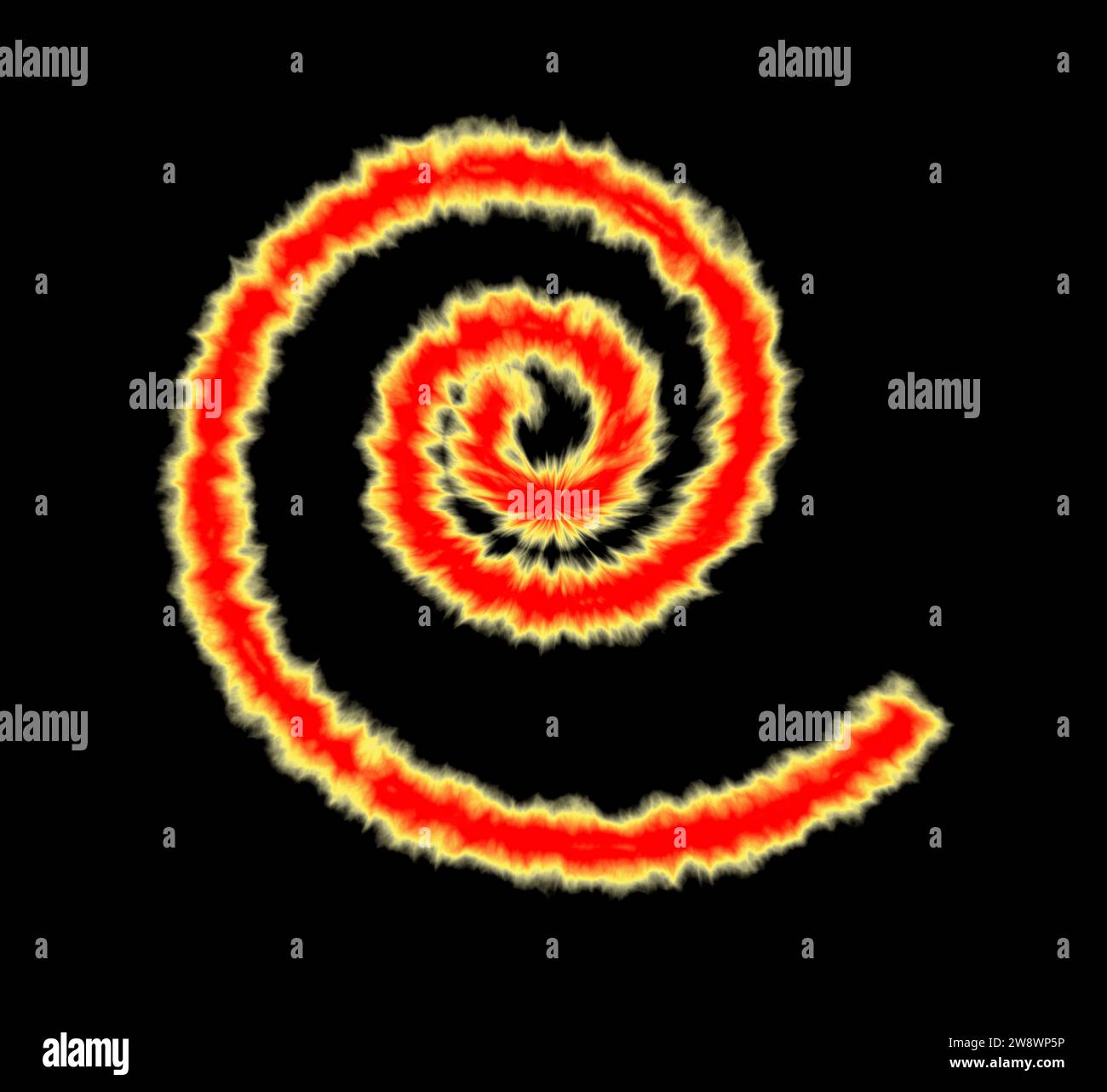CIRCULAR TRAIL OF FIRE, FLAME, LINE, EMBER Stock Photo - Alamy