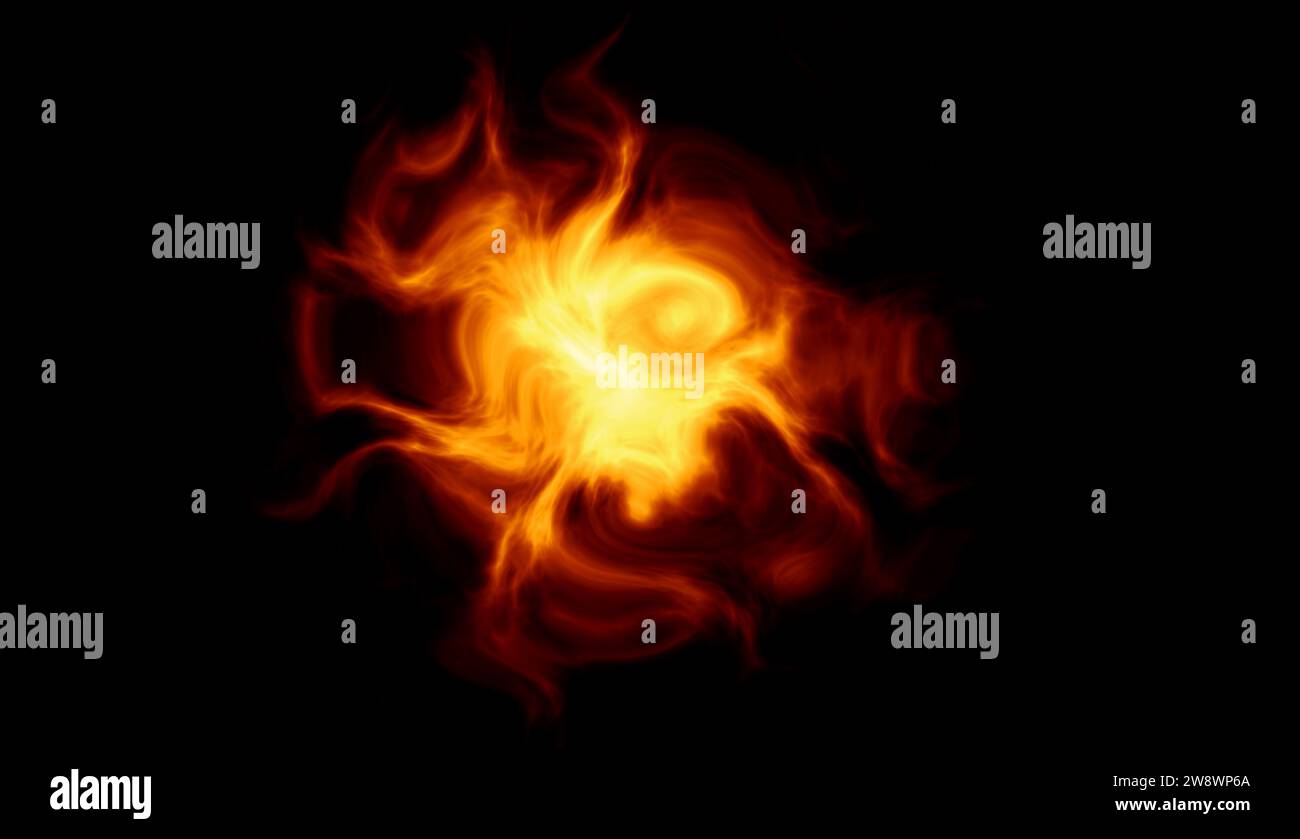 FIREBALL ILLUSTRATION TRANSPARENT BACKGROUND Stock Photo - Alamy