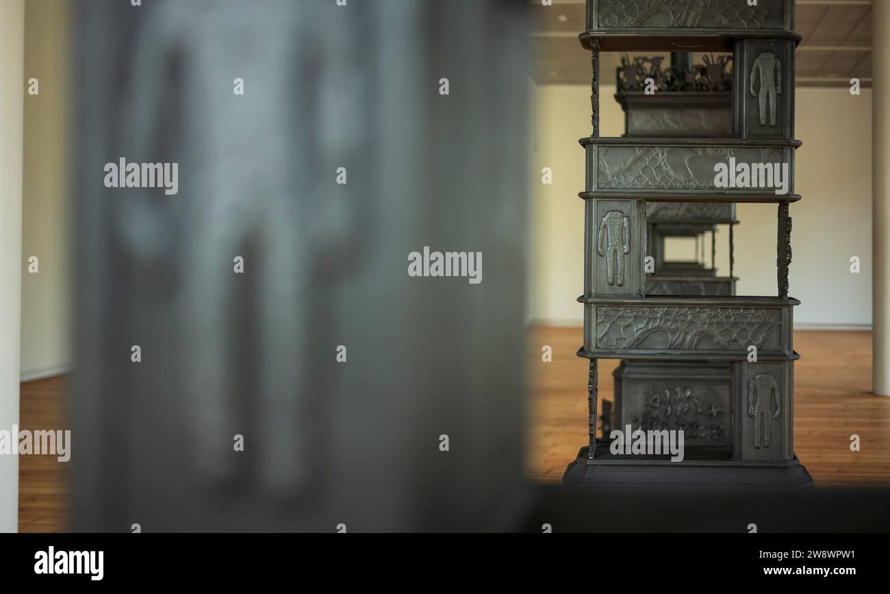 Bergen, Norway, June 29, 2023: Art installations or sculptures on ...