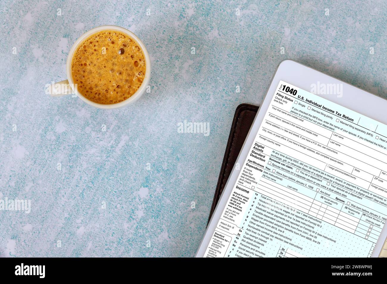 Period taxation US Return of Individual Income Tax Form 1040, online ...