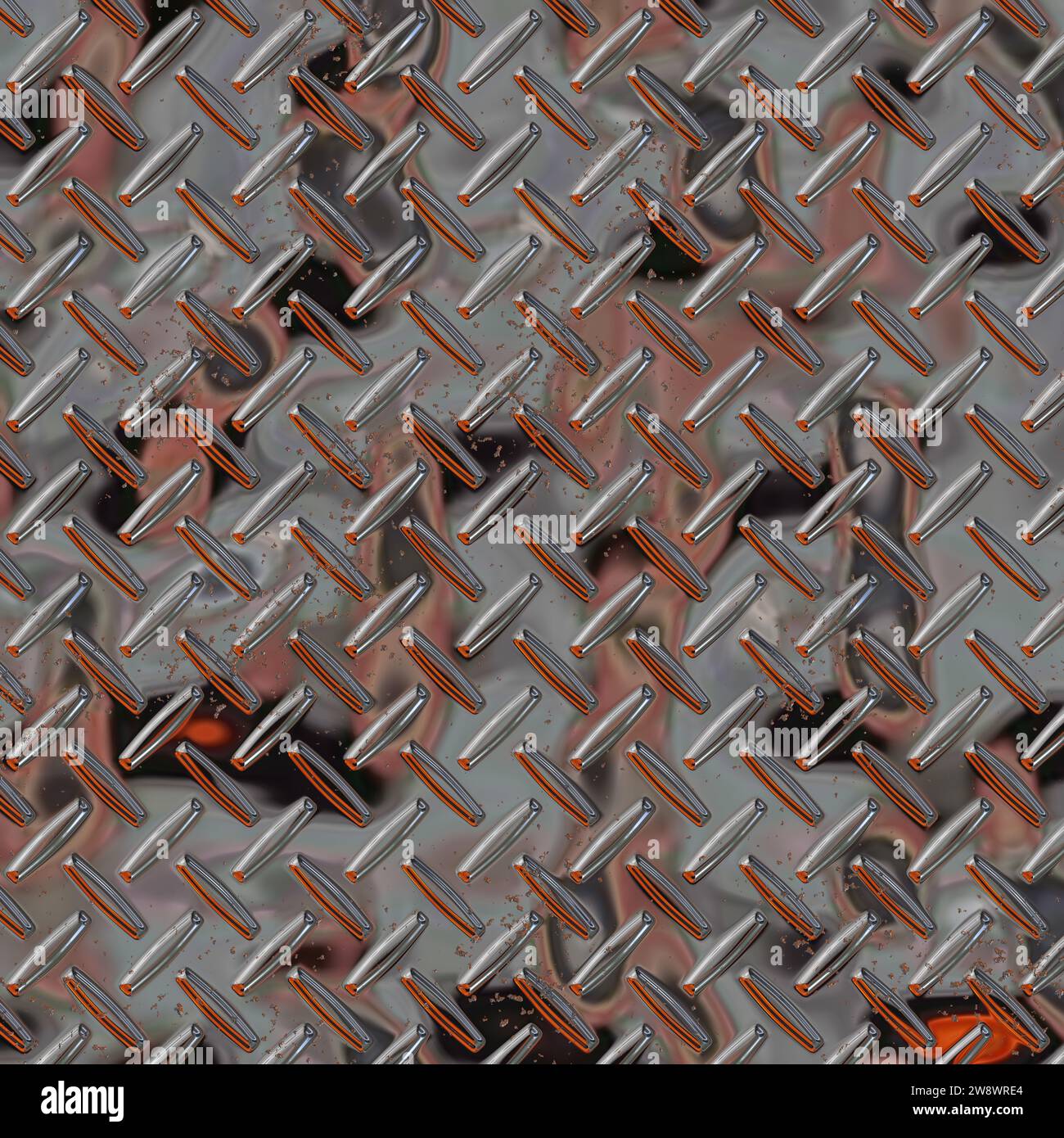 Diamond Plate - Metallic Stock Photo - Alamy