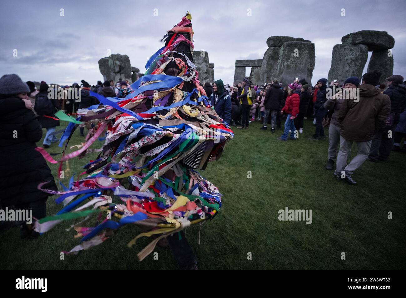 Wiltshire, UK. 22nd December 2023. Winter Solstice celebrations at ...