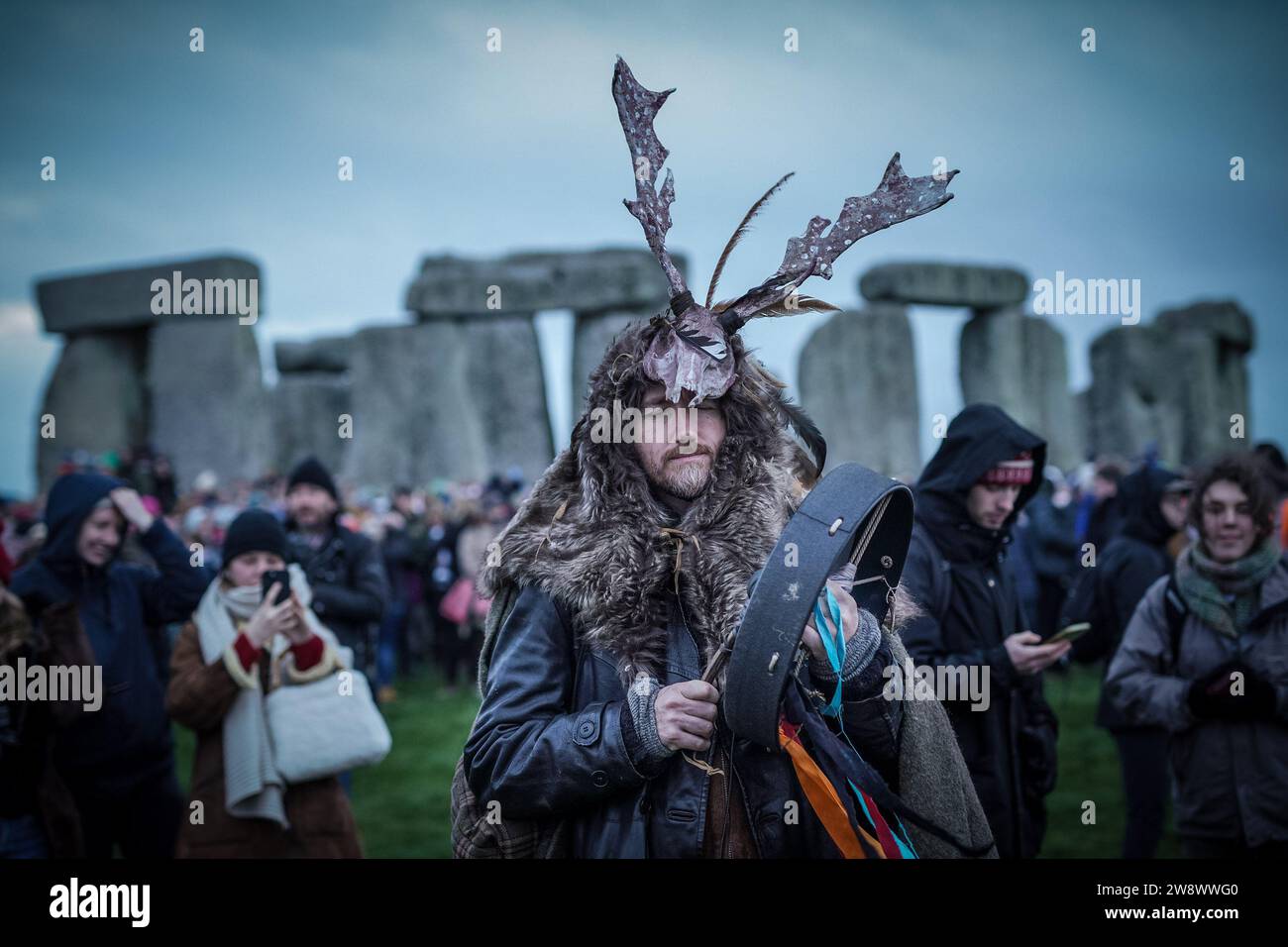 Wiltshire, UK. 22nd December 2023. Winter Solstice celebrations at ...