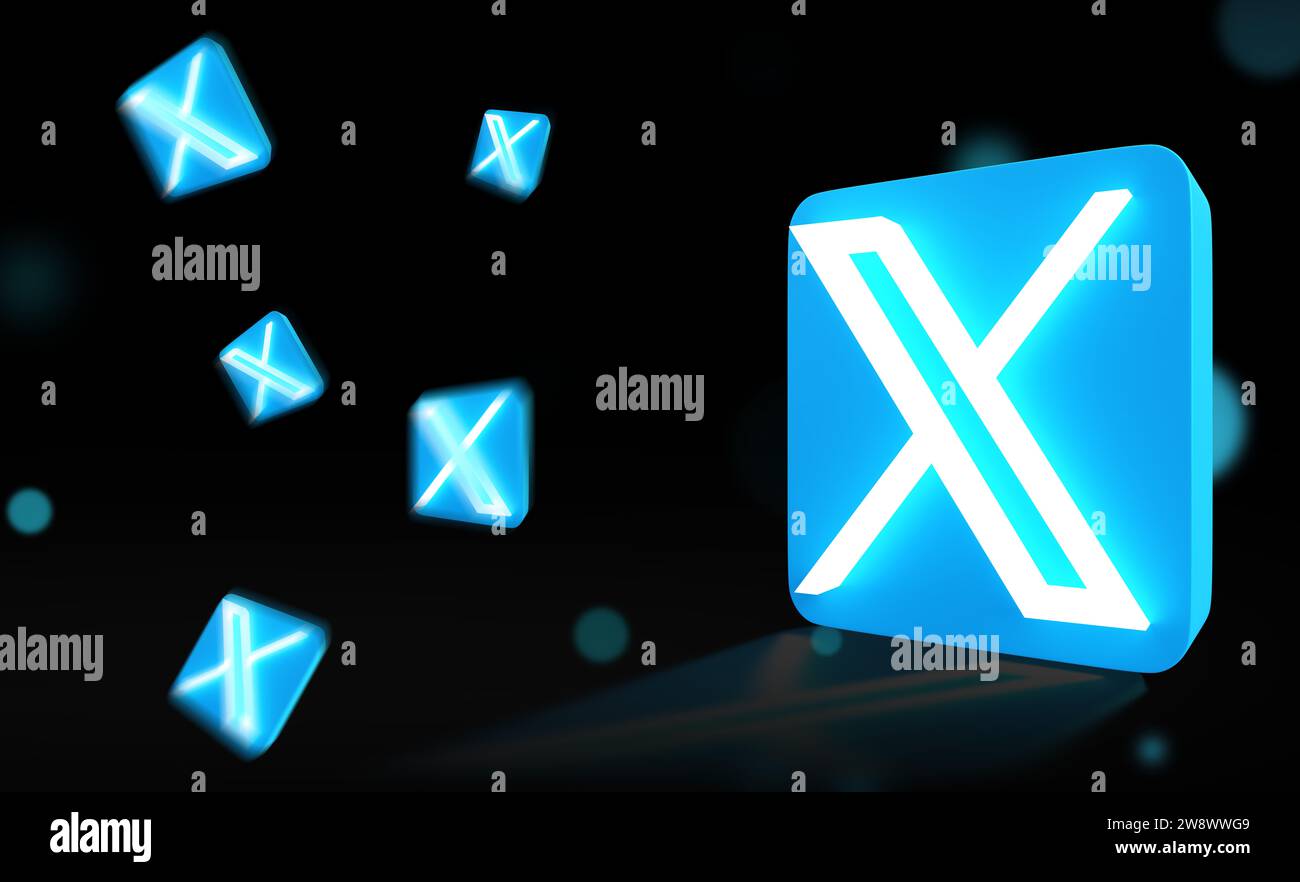 new logo x 2023 twitter Stock Photo - Alamy