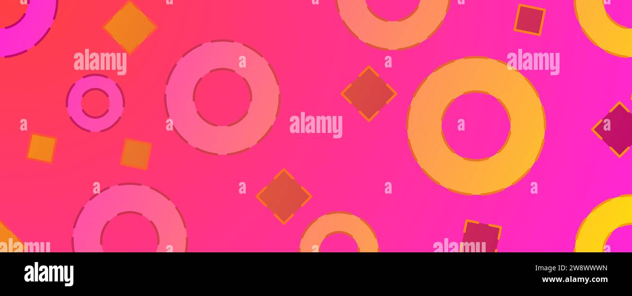 PINK BACKGROUND WITH GEOMETRIC SHAPES Stock Vector Image & Art - Alamy