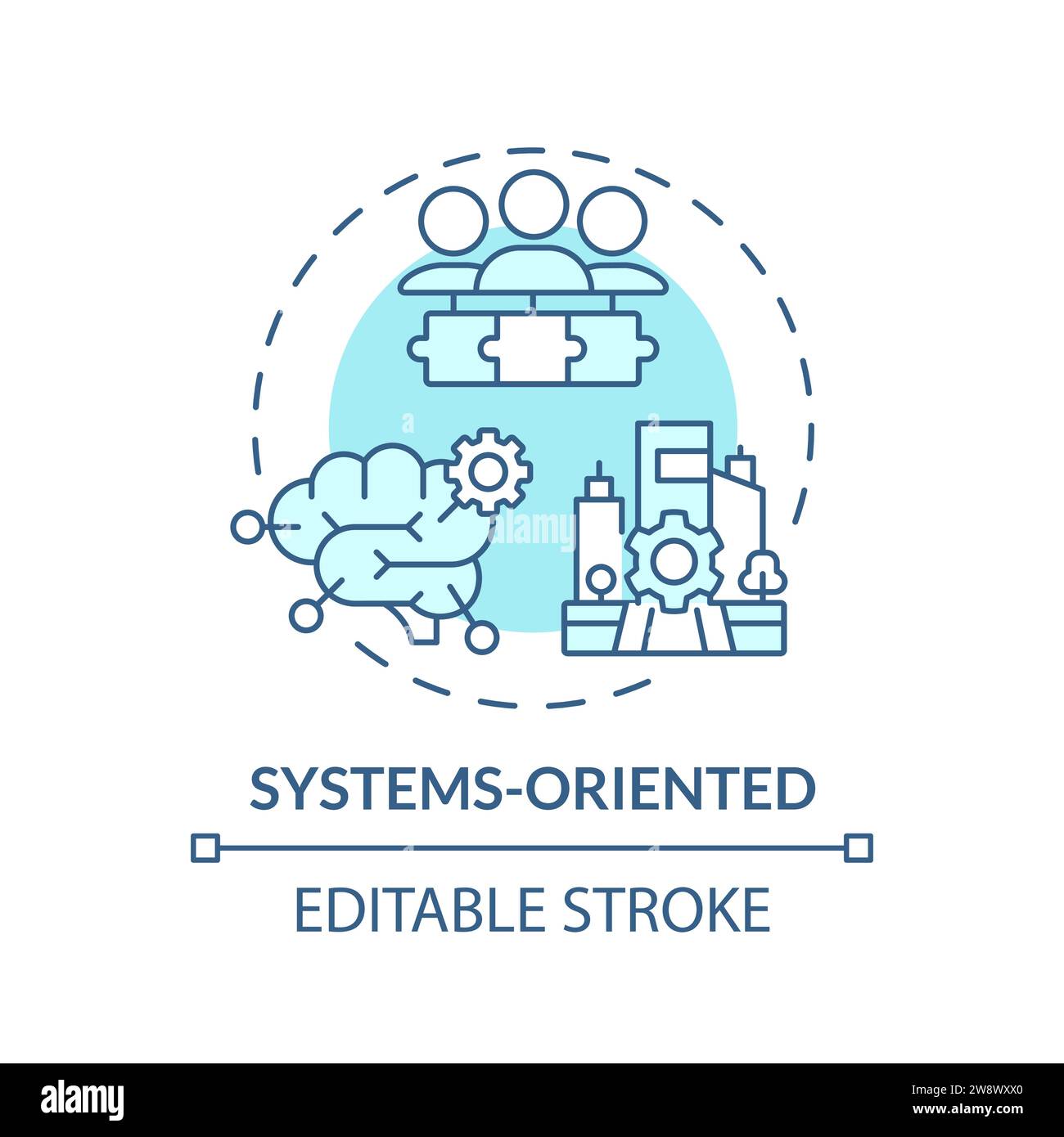 Thin line simple blue systems oriented icon concept Stock Vector Image ... Thin line simple blue systems oriented icon concept Stock Vector Image ...