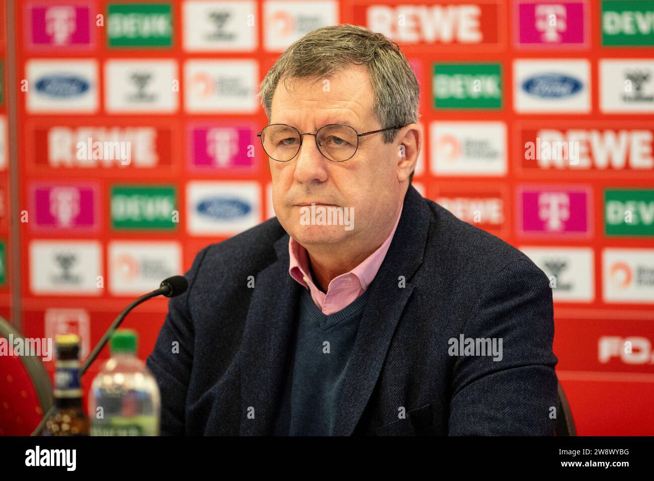 Koeln, Deutschland. 22nd Dec, 2023. Werner Wolf (Pr?sident, 1.FC K?ln) bei der Pressekonferenz ...