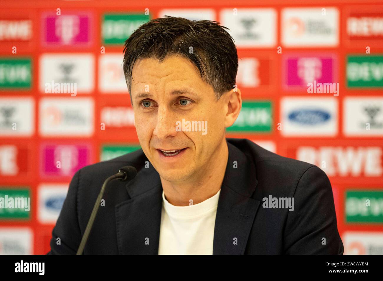 Koeln, Deutschland. 22nd Dec, 2023. Christian Keller (Gesch?ftsf?hrer, 1.FC K?ln) bei der ...