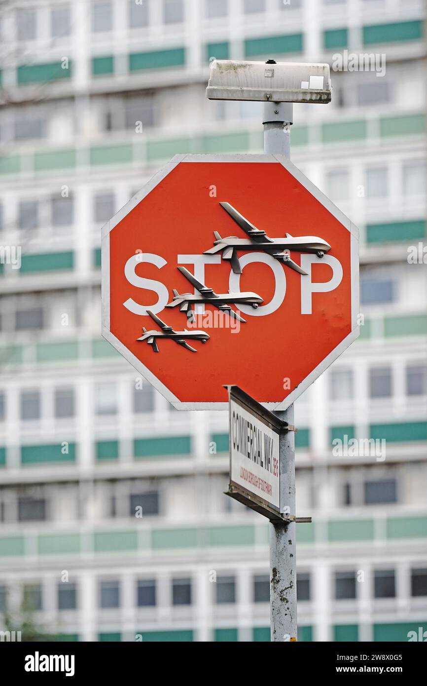 Banksy peckham december 2023 hi-res stock photography and images - Alamy