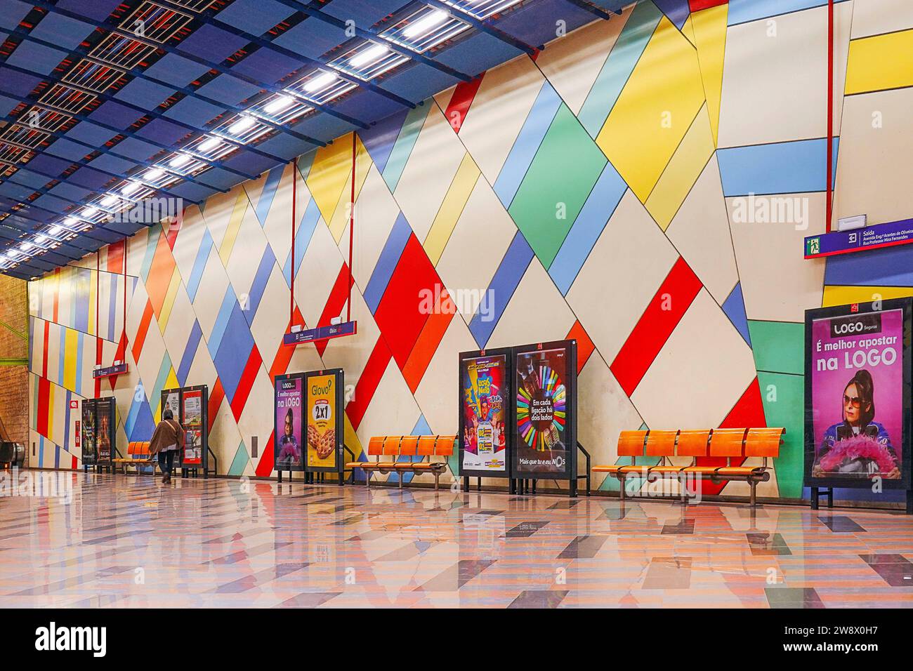 Portugal, Lisbon, Olaias metro station is among the 10 most beautiful ...